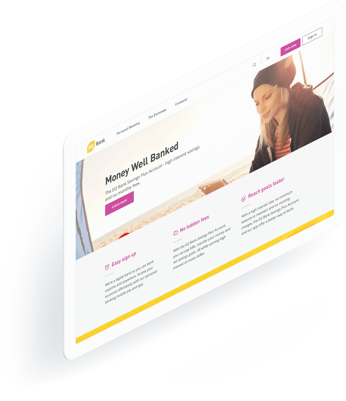 EQ Bank | Our Work | Konrad®