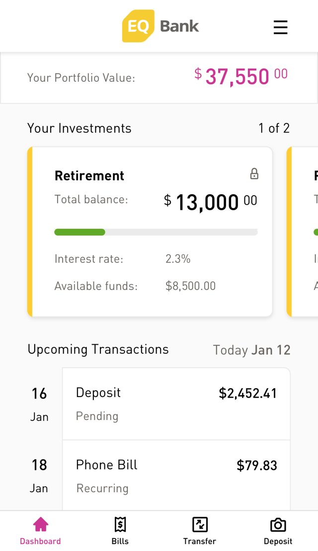 EQ Bank | Our Work | Konrad®